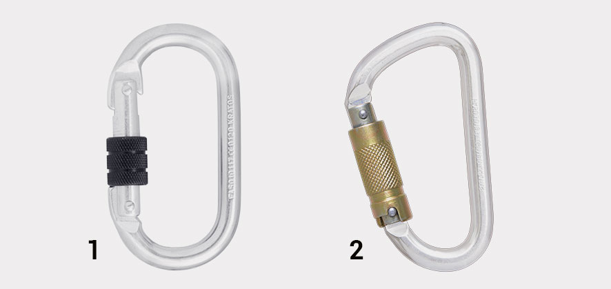 STEEL CARABINER WITH SCREW LOCKING - Product Detail - Meccanocar Italy ...